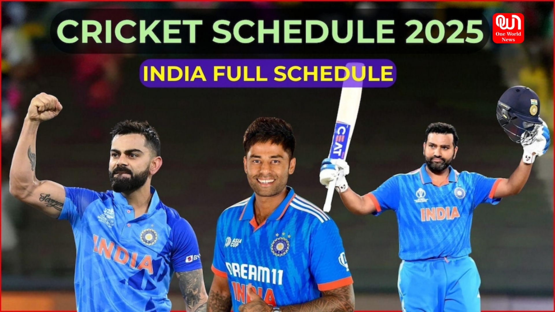 Indian Cricket Team Home Schedule 2025: ভারতীয় ক্রিকেট দলের হোম ...